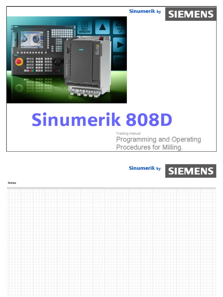En 808D Complete Operating and Programming Milling | PDF | Subroutine ...