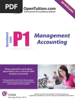 CIMA P1 Past Papers | PDF | Business | Finance & Money Management