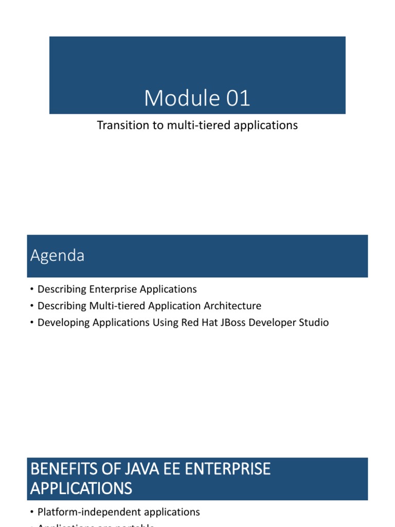 Transition To Multi-Tiered Applications | PDF | Java Platform | Java (Programming Language)