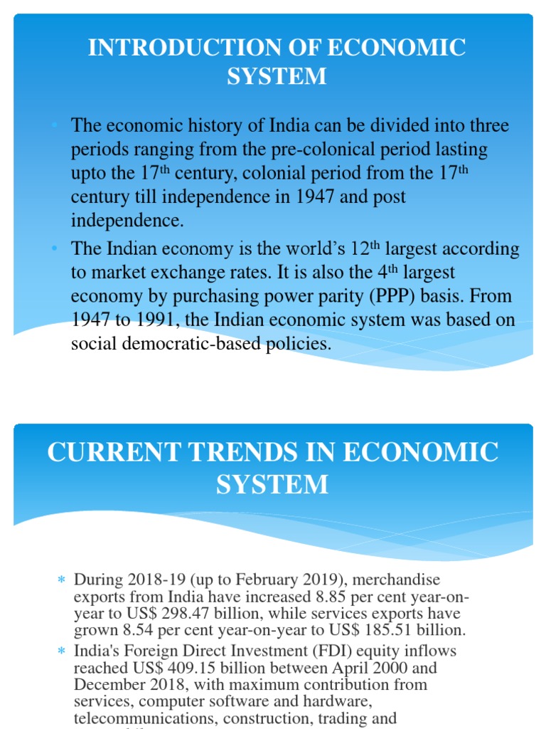 Introduction of Economic System | PDF | Finance & Money Management