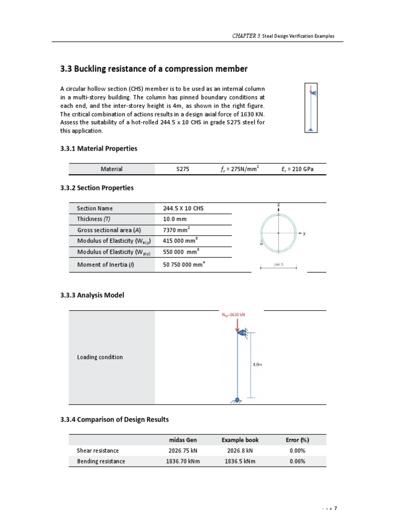 Buckling Example | PDF | Buckling | Civil Engineering