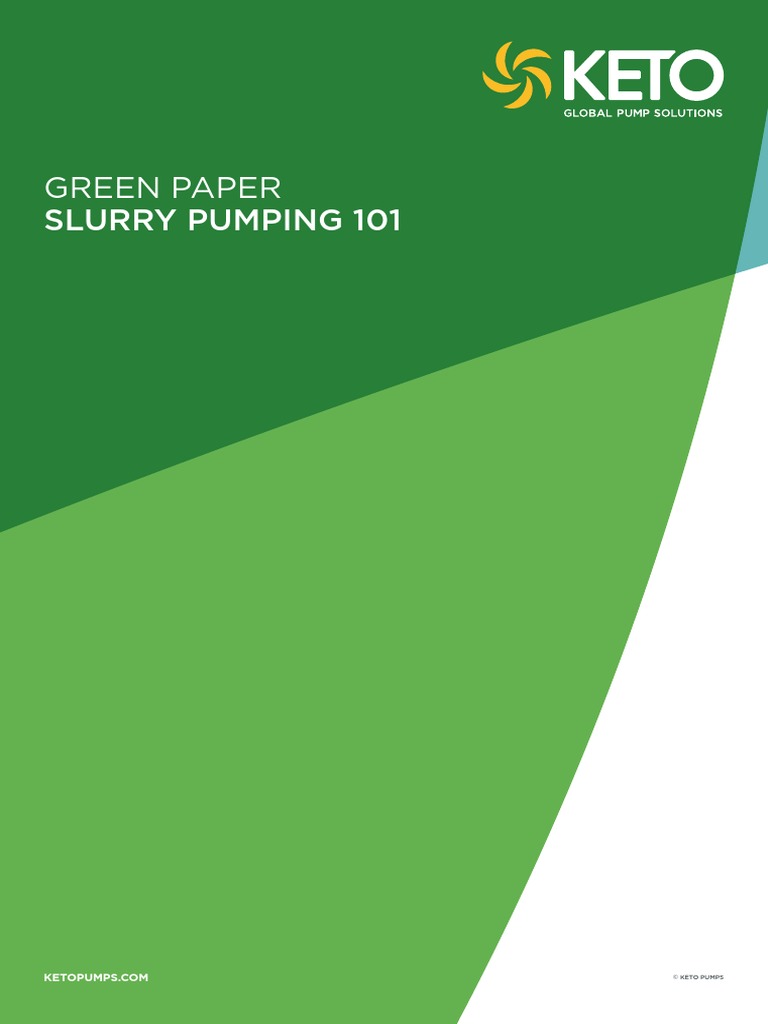 Green Paper Slurry Pumping 101: © Keto Pumps | Download Free PDF | Pump ...