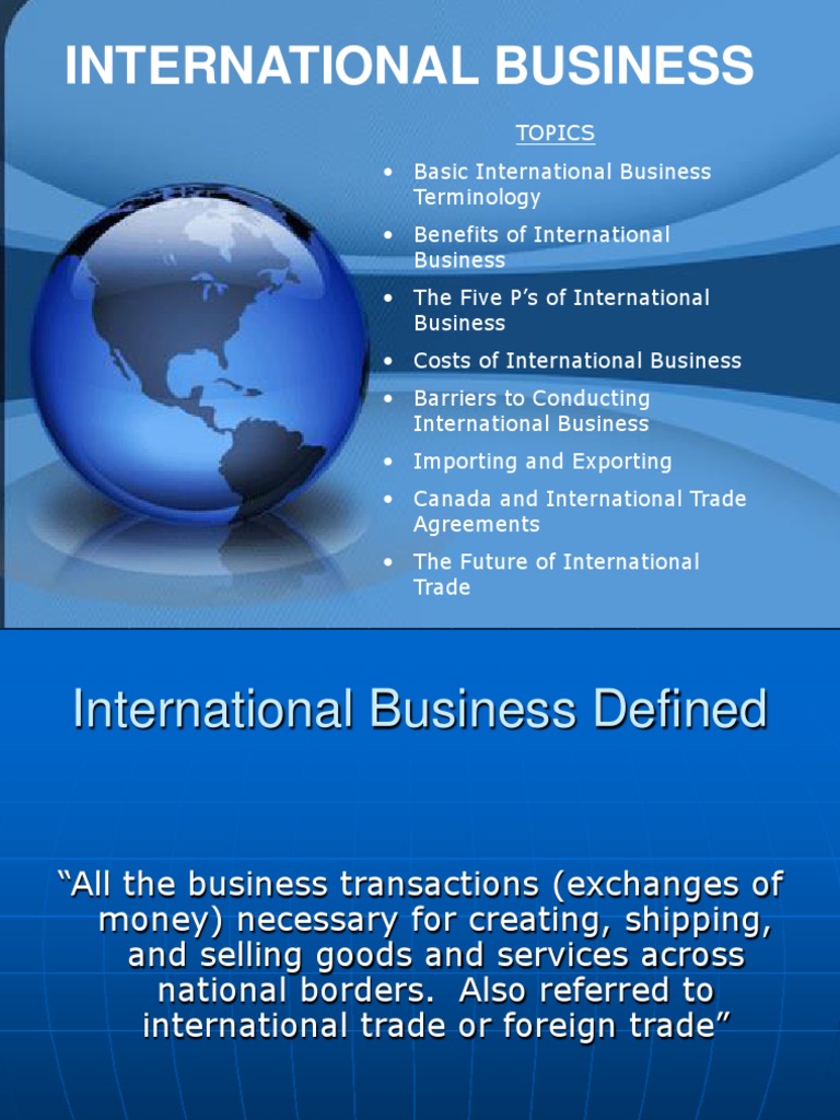 International | PDF | World Trade Organization | General Agreement On ...