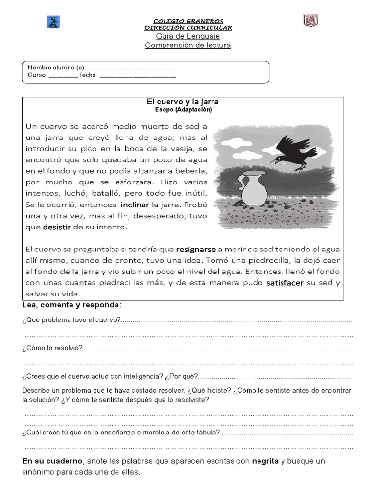 Lecturas 3 y 4 Básico | PDF