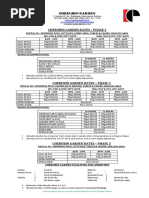 Shercon Resort Rates | PDF | Meal | Lunch