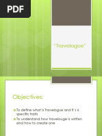 TRAVELOGUE - Example | PDF