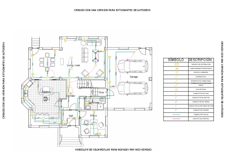 Ejemplo de Plano Electrico | PDF | Electricidad | Ingenieria Eléctrica