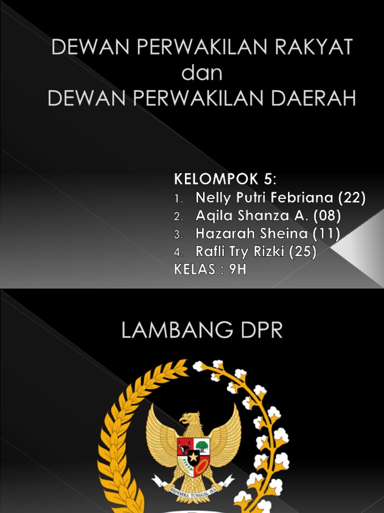 Struktur dan Fungsi DPR dan DPD | PDF