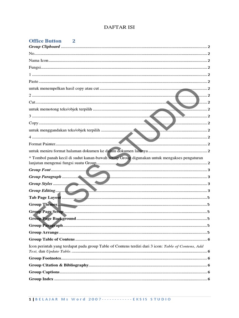 Dokumen - Tips - Fungsi Lengkap Icon Microsoft Word 2007 by Eksis ...
