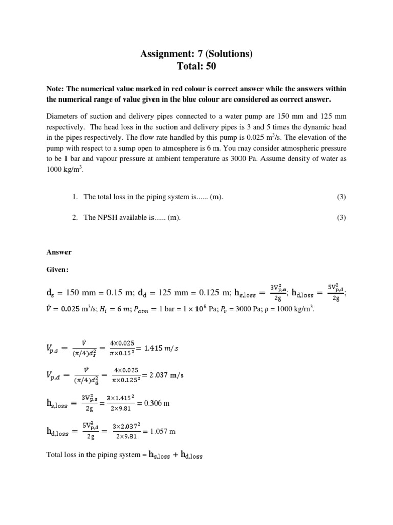 Week7 - Assignment-7 Solutions | PDF | Gas Technologies | Mechanical ...