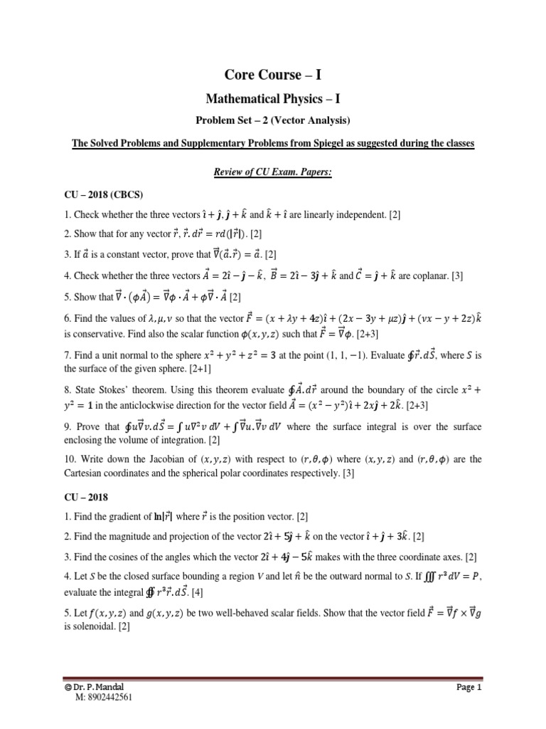 Vector Analysis | PDF | Euclidean Vector | Calculus