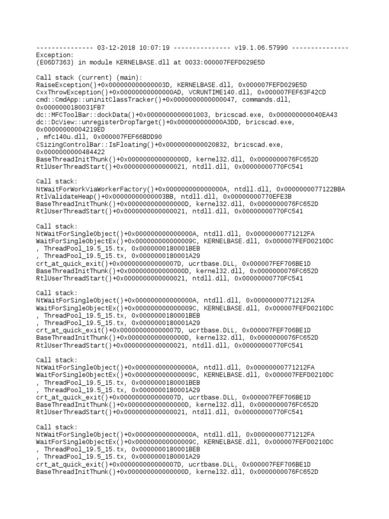 Crash Report | PDF | Software Engineering | Ibm Pc Compatibles