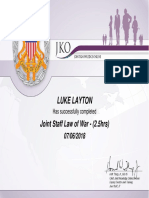 SGT Lam, Christopher DA Form 5164-R Hands-On Evaluation | PDF