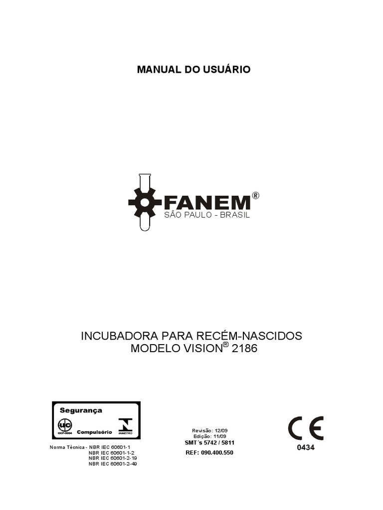 Manual Fanem | PDF | Umidade | Oxigênio