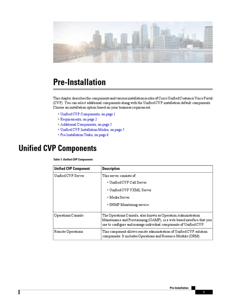 Cisco Unified CVP Pre-Installation Guide | PDF | Domain Name System ...