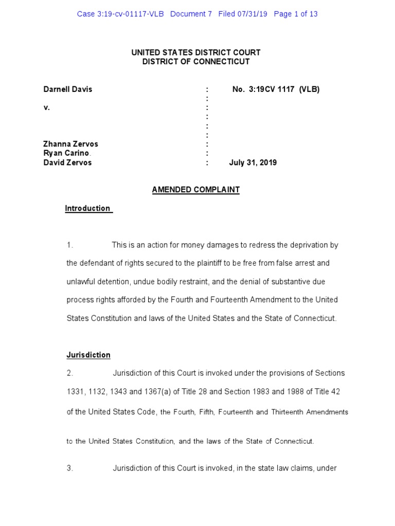 Zervos | PDF | Intentional Infliction Of Emotional Distress | Negligence