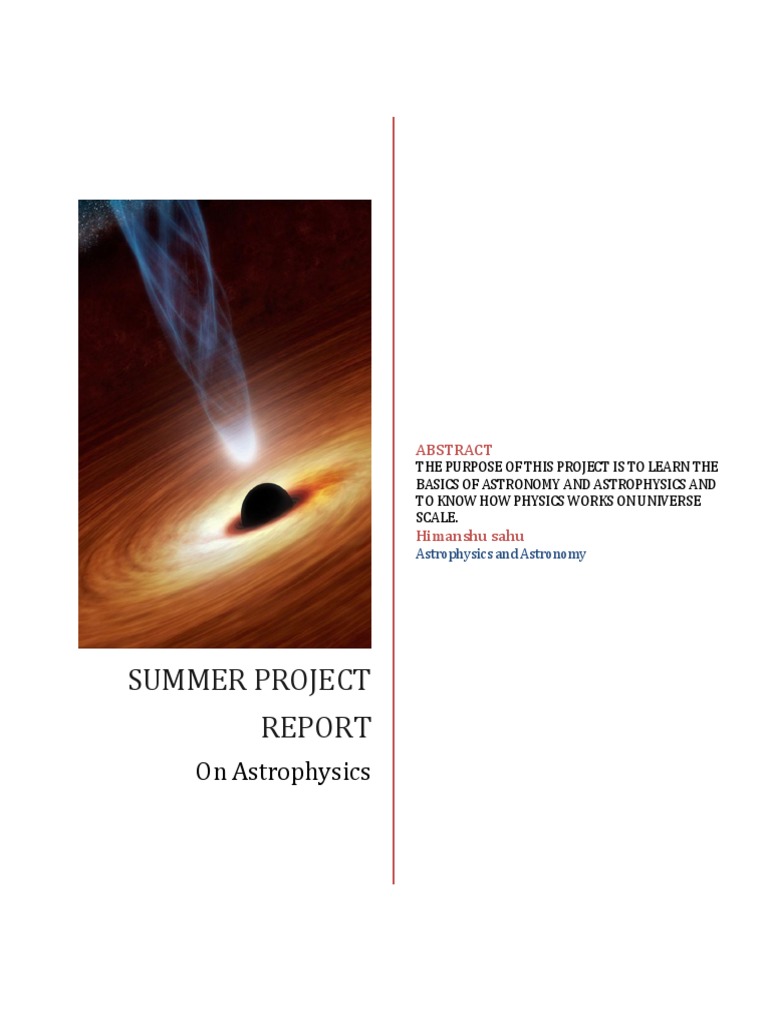 Project Report | PDF | Stars | Stellar Astronomy