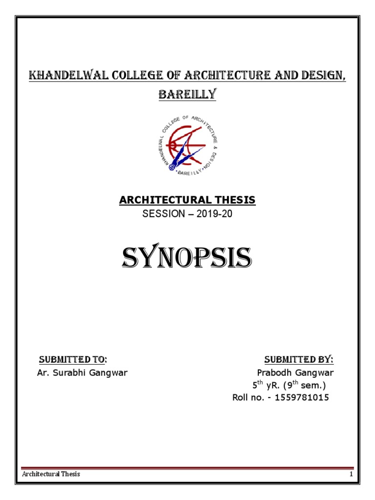 Synopsis Final | PDF | Stadium | Leisure