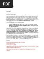 Affiliation Sample Letter 2 | PDF