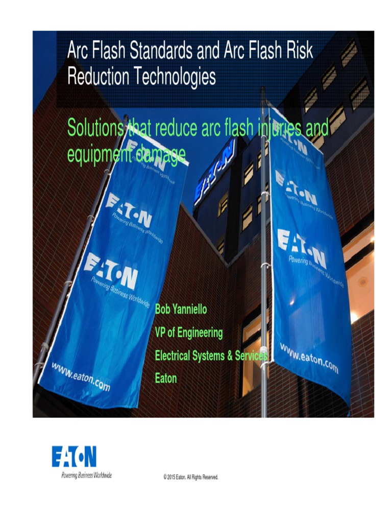 Arc Flash Standards and Arc Flash Risk Reduction Technologies PDF | PDF ...