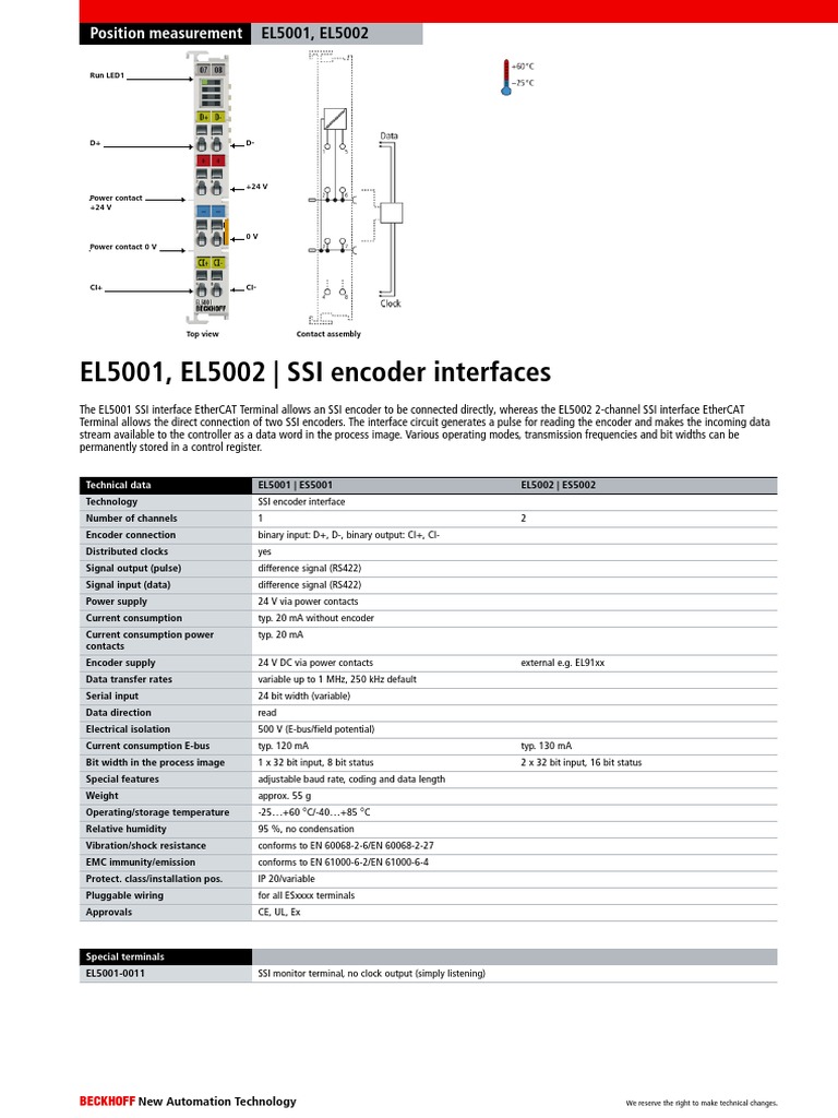 El5001 El5002 | PDF | Bit | Data Transmission
