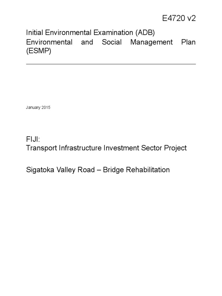 Initial Environmental Examination (ADB) Environmental and Social ...