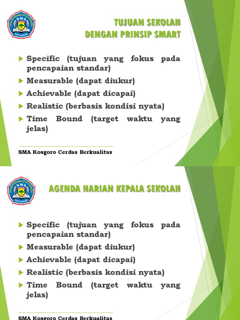 Prinsip SMART | PDF | Karier & Perkembangan