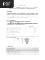 HR Practices Questionnaire | PDF | Performance Appraisal | Human ...