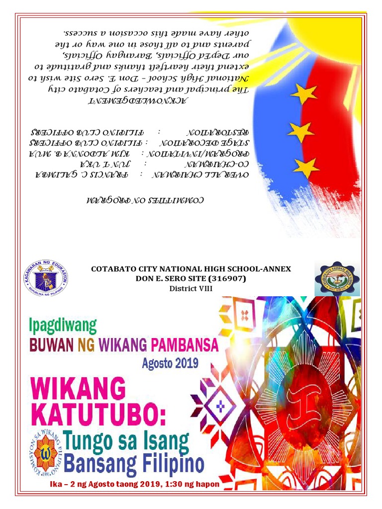 Buwan NG Wika Cover | PDF