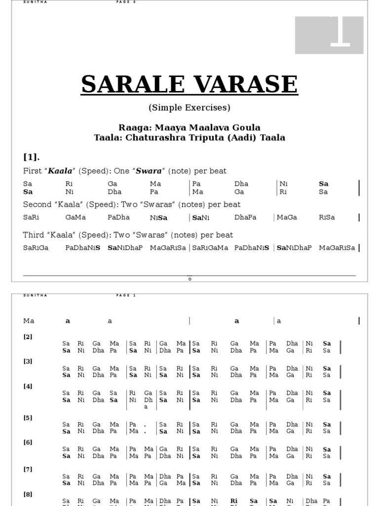 Basics Sarale Varse | PDF