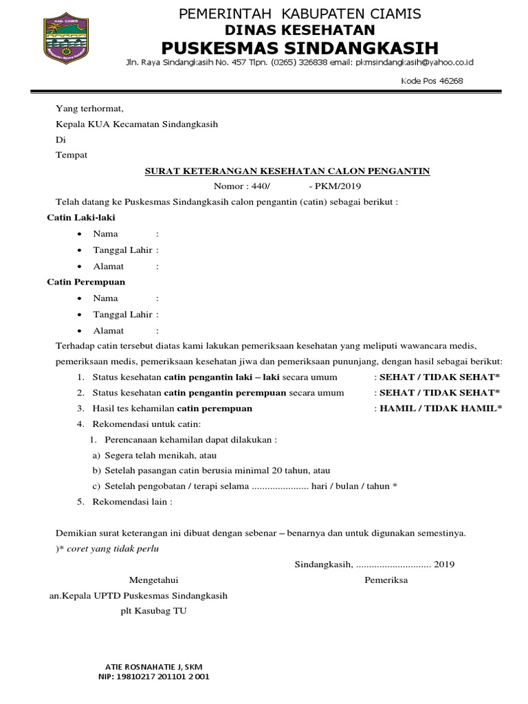 Surat Catin An | PDF