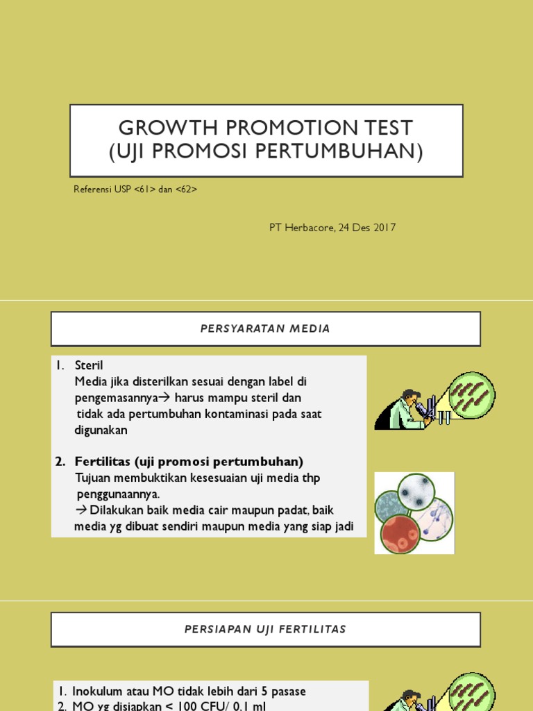 GPT (Growth Promotion Test) | PDF