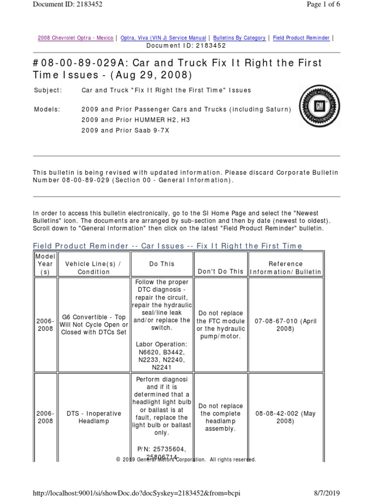 Syskey 2183452&from Bcpi | PDF | Throttle | Vehicles