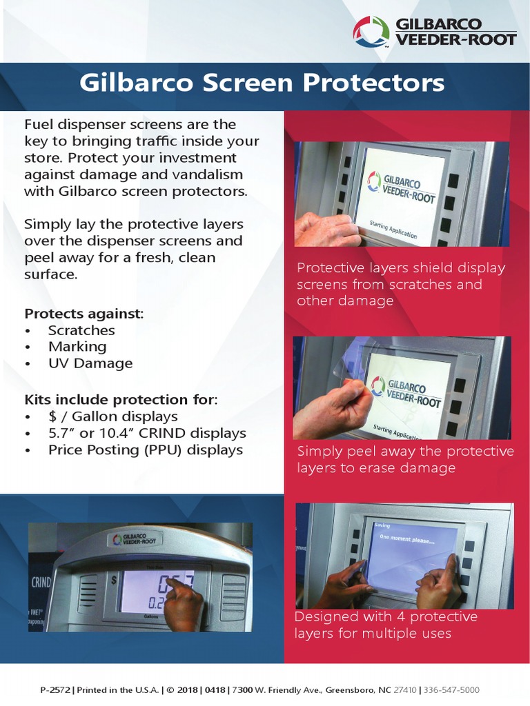 Gilbarco Screen Protectors: Protects Against | PDF