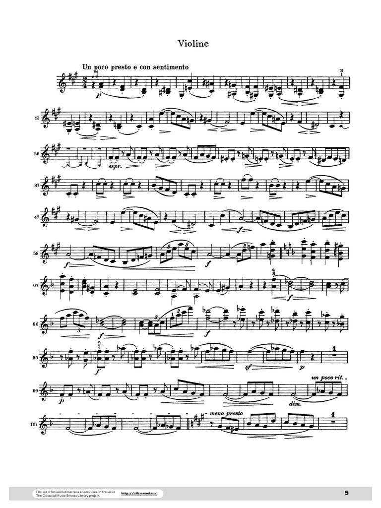 Classical Music Sheets Library Project | PDF