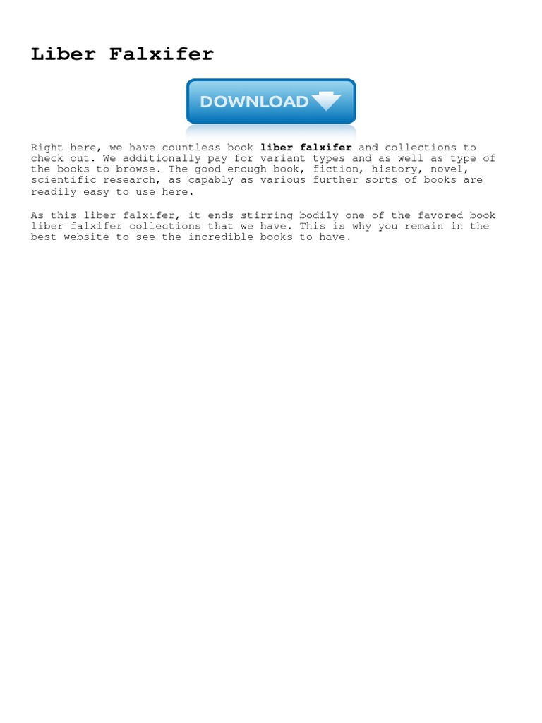 Liber Falxifer | PDF