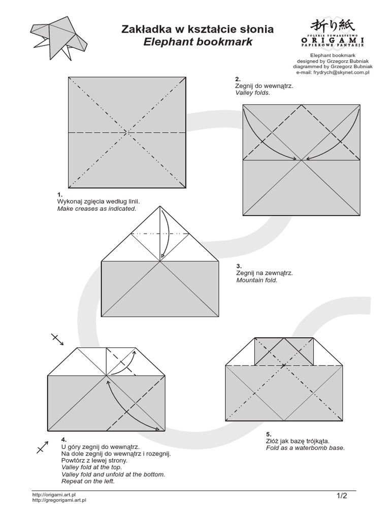 Tutorial Origami Diagram | PDF