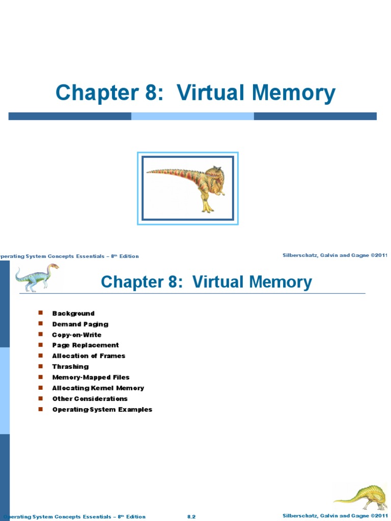 Chapter 8: Virtual Memory: Silberschatz, Galvin and Gagne ©2011 Operating System Concepts ...