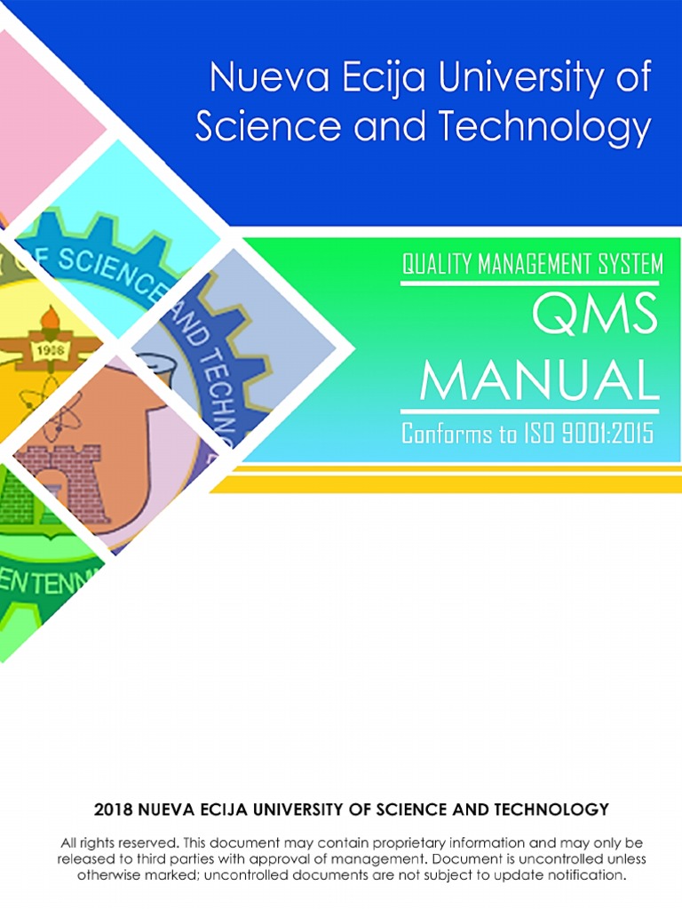NEUST Quality Management System Manual | PDF | Business