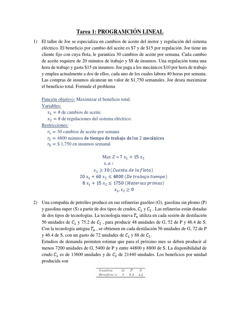Tarea de Io1 | PDF | Compartir (Finanzas) | Fertilizante