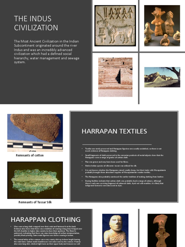 History of Fashion - Indus Vally | PDF | Textiles | Jewellery