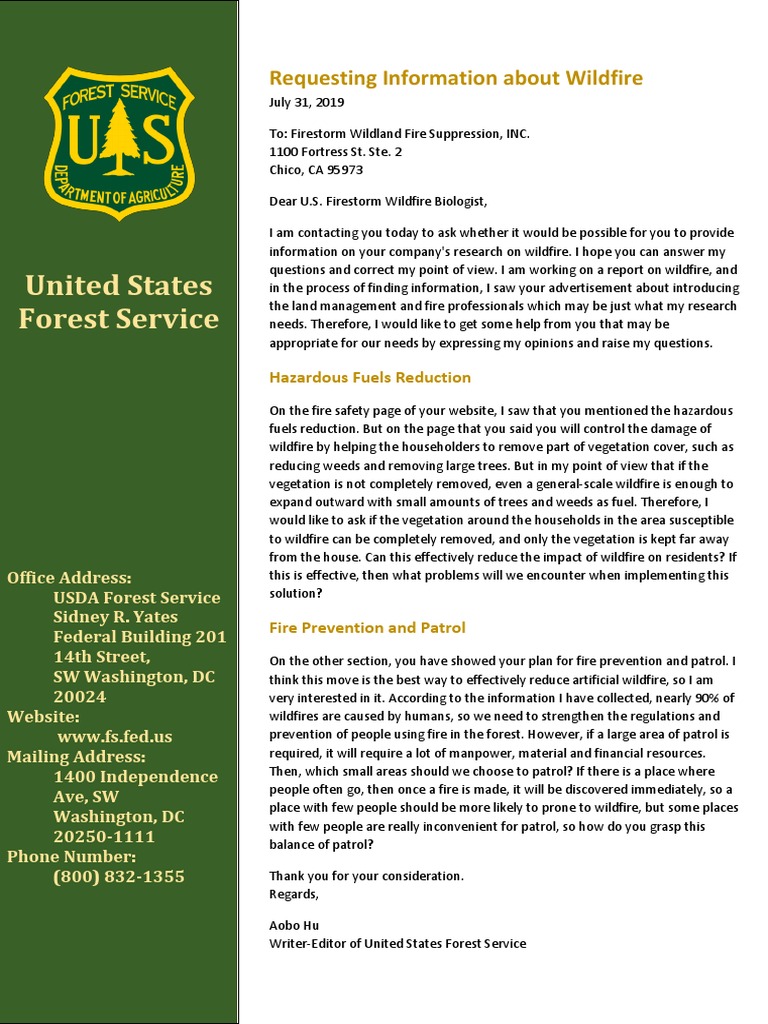 Letter Wotc | PDF | Wildfire | Natural Environment