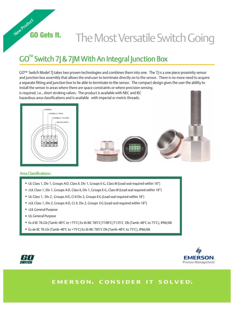 Brochure Go Switch 7j Topworx en 82898 | PDF | Switch | Electromagnetism