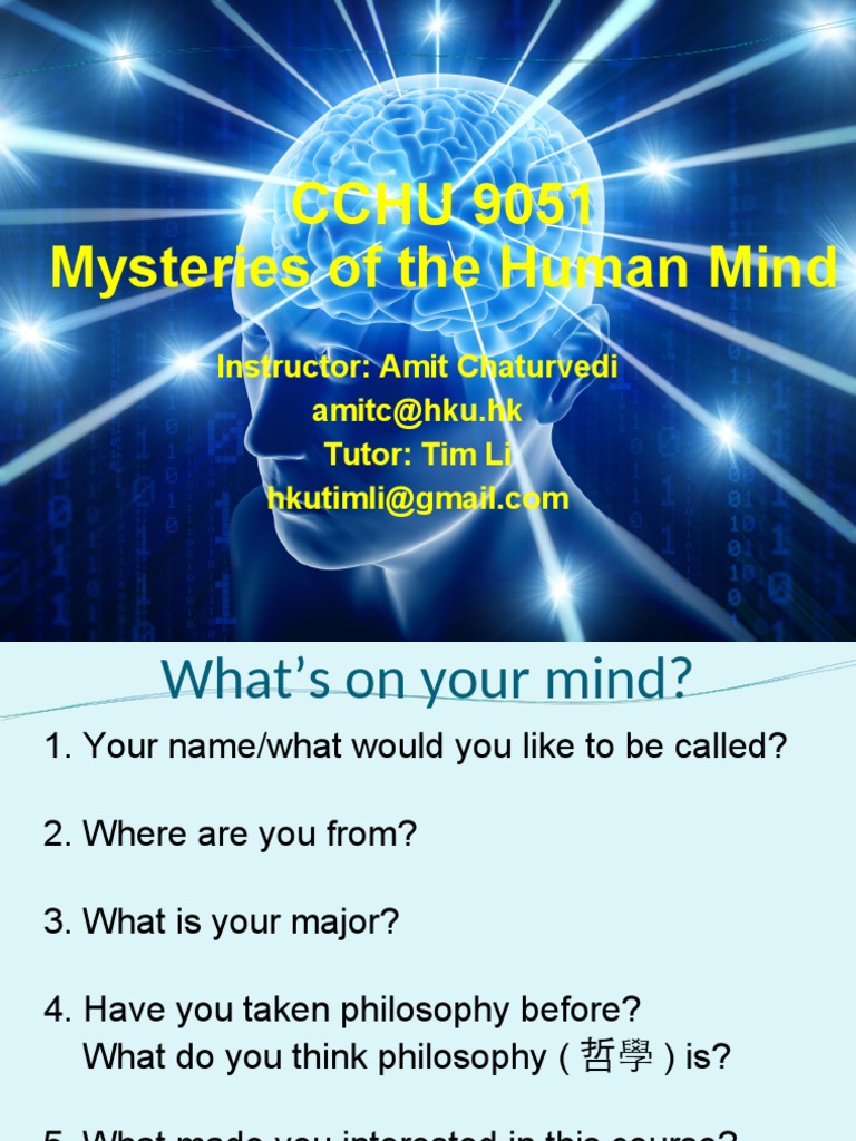 01 Intro | PDF | Philosophy Of Mind | Metaphysics