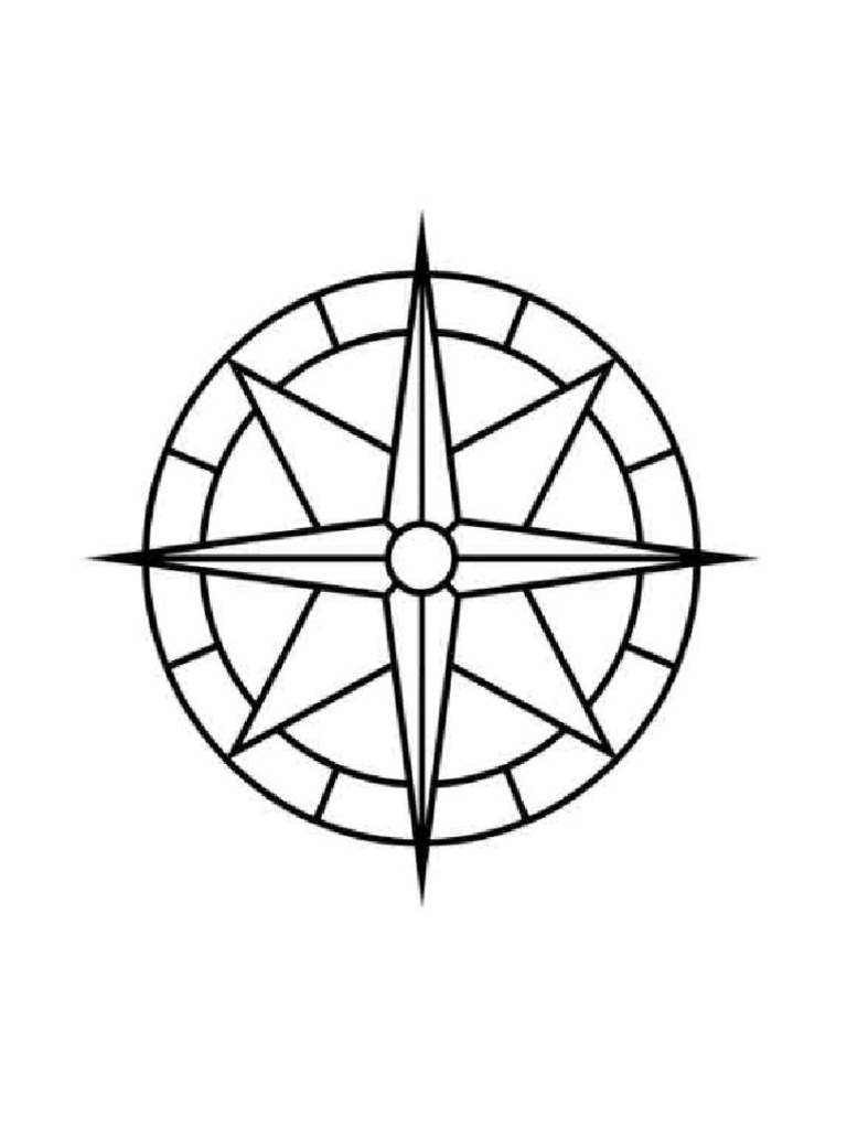 Compass Rose Blackline | PDF
