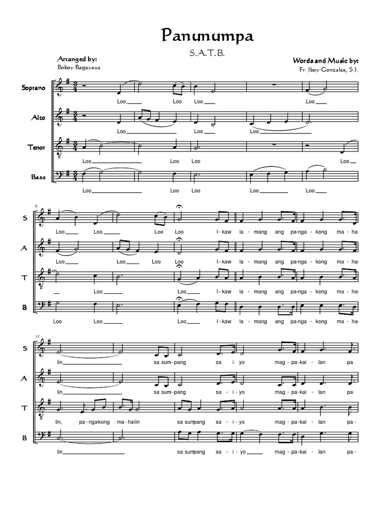 Panunumpa Transcribed Version PDF | PDF