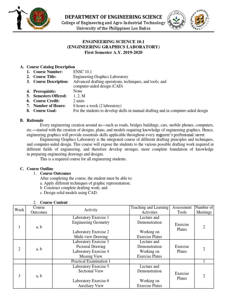 ENSC 10.1 Course Polices and Outline | Download Free PDF | Computer ...