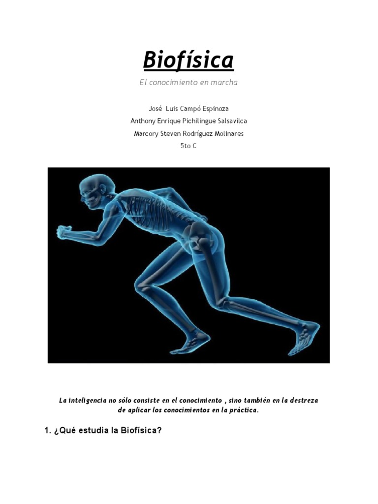 Introducción a la Biofísica | PDF | Biofísica | Física