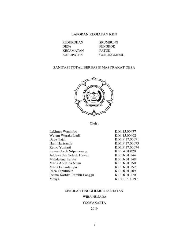 LAPORAN KEGIATAN KKN Fixxxxx | PDF