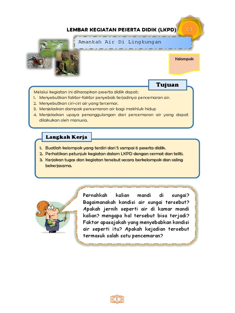 LKPD Pencemaran Air | PDF